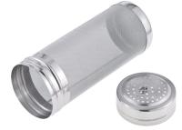 China 18CM x 7CM Stainless Steel 304 316 Beer Dry Hopper Filter with 300 Micron Mesh Hop Strainer Cartridge for sale
