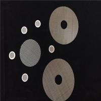 China Stainless Steel Extruder Screen Wire Mesh For Polymer Filtration 220Mm 250Mm Reusable And Washable for sale