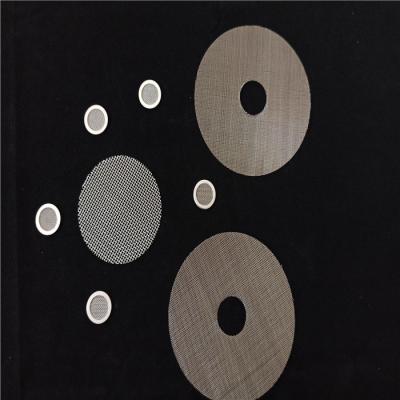 China Stainless Steel Extruder Screen Wire Mesh For Polymer Filtration 220Mm 250Mm Reusable And Washable for sale