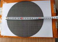 China 28mesh 30mesh  Steel Herringbone Mesh Filter Disc For Plastic Exreuder for sale