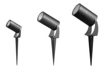 China 12v LED Garden Spike Lights Ip65 Small Middle Big Size Dual Input Voltage for sale