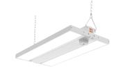 China 85W 110W 135W Low Bay LED Light Fittings Slim Linear Foldable LED Shop Lights Low Bay 140lm/W for sale
