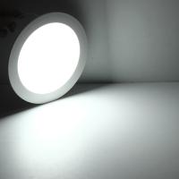 China 6W 12W 18W LED Flat Light Circular LED Slim Panel Light Recessed LED Ceiling Light 100lm/w for sale