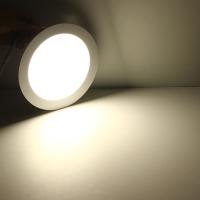 China 6W 12W 18W LED Flat Light Circular LED Slim Panel Light Recessed LED Ceiling Light 100lm/w for sale