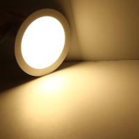 China 6W 12W 18W LED Flat Light Circular LED Slim Panel Light Recessed LED Ceiling Light 100lm/w for sale