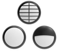 China Outdoor Round LED Bulkhead Light 3000K 4000K 6500K Wall Mounted Ceiling Light for sale