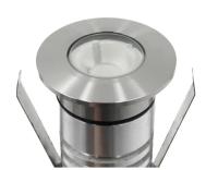 China Recessed LED Underground Lights IP67 In Ground Garden Lights Stainless Steel DC12V 1W 3W for sale