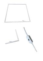 China Borderline LED Flat Panel Light 100LM/W CCT Selectable Ultra Thin Flat Panel LED Lights for sale