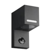China PIR GU10 LED Wall Lights Garden Decoration Waterproof Outdoor Wall Lights IP44 Rated for sale