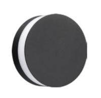 China 10W Bulkhead Exterior Wall Lights IP54 Black Bulkhead LED Outdoor Light Opal Diffuser for sale