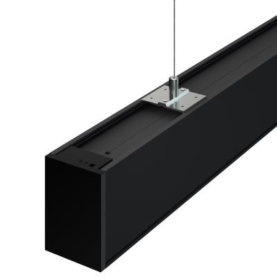 China Fast Fit Seamless Continuous LED Linear Light in 24W/32W/40W with Surface Finish White and Black for sale