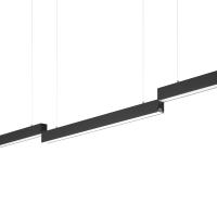 China Fast Fit Seamless Continuous LED Linear Light in 24W/32W/40W with Surface Finish White and Black for sale