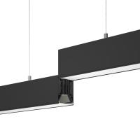 China Aluminum PC LED Linear Pendant Office Up/down Wall Light with 110° Beam Angle for sale