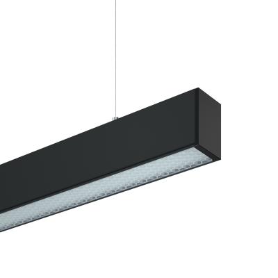 China Aluminum PC LED Linear Pendant Office Up/down Wall Light with 110° Beam Angle for sale