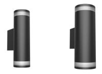China Aluminum Up Down Light Outside Wall Lamp Exterior Waterproof Outdoor LED Wall Light for sale