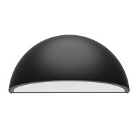China Dark Sky LED Wall Lamp IP65 Black Wall Mounted IK06 Loop-in And Loop-out for sale