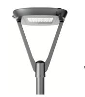 China 140lm/w Luminous Flux Solar Pole Lamp Garden Light in Classic European Style for Urban Lighting for sale