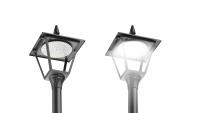 China Classic European Style LED Garden Lighting Poles Garden Lamp Post Outdoor Garden Light for sale
