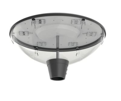 China Die-Casting alum post top urban light nema sensor Meanwell or inventronics driver for sale