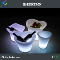 China Rechargeable plastic led ice buckets waterproof wireless portable outdoor for Party for sale