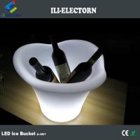 China Rechargeable plastic led ice buckets waterproof wireless portable outdoor for Party for sale