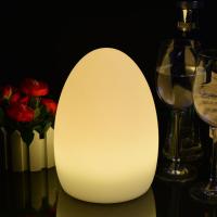 China Bedroom LED Egg Table Lamp USB Rechargeable With Lithium Battery for sale