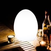 China Bedroom LED Egg Table Lamp USB Rechargeable With Lithium Battery for sale