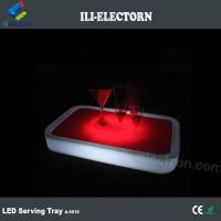 China party club used wireless control color changing illuminated electric serving tray for sale