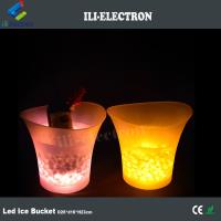 China Hot seller plastic led champagne ice bucket for sale