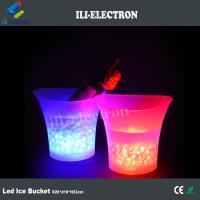 China Hot seller plastic led champagne ice bucket for sale