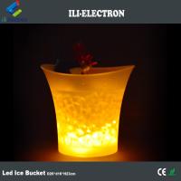 China Hot seller plastic led champagne ice bucket for sale