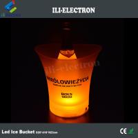 China Hot seller plastic led champagne ice bucket for sale