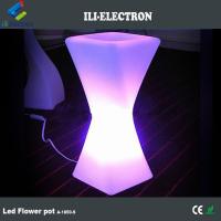 China Rechargeable Single LED Lighted Twisted Flower Pot  Customised Color for sale