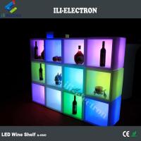 China Rechargeable Waterproof Plastic LED Square Ice Bucket for Pub for sale