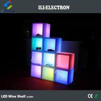 China Rechargeable Waterproof Plastic LED Square Ice Bucket for Pub for sale