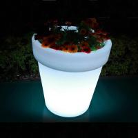 China Color Changing Rechargeable Led Vase Planter Touch Control for sale