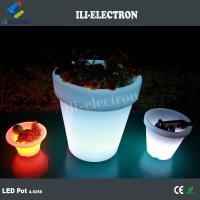 China Color Changing Rechargeable Led Vase Planter Touch Control for sale