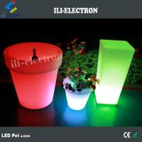 China Color Changing Rechargeable Led Vase Planter Touch Control for sale