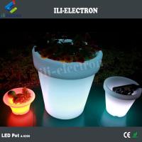 China Color Changing Rechargeable Led Vase Planter Touch Control for sale