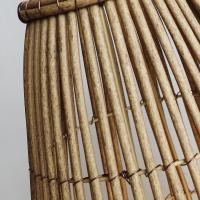 China Landscape Outdoor Lanterns Rattan Woven Lamp Rechargeable Pendant for sale