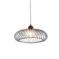 China Bamboo Material Industrial Style Pendant Lamp With Plug And Switch for sale