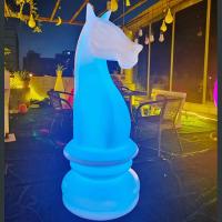 China Seahorse Shape Change Color Garden Light Rechargeable Plastic Led Light for sale