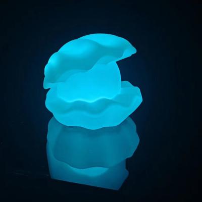 China Colorful Pool Glow Lights , RGB LED Children Night Light Seashell Shape for sale