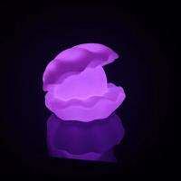 China Colorful Pool Glow Lights , RGB LED Children Night Light Seashell Shape for sale