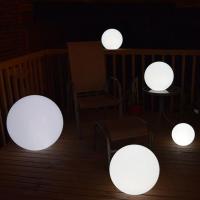 China IP65 Waterproof Solar Ball Lamp , LED Color Changing Glow Balls For Garden for sale