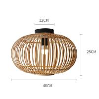 China Customized Wicker Lamp Shade Pendant For Indoor Hallway Ceiling for sale