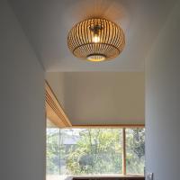 China Customized Wicker Lamp Shade Pendant For Indoor Hallway Ceiling for sale