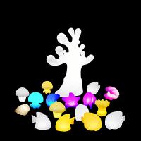 China Rechargeable Color Changing Bedside Lamp Decorative Jellyfish Style for sale