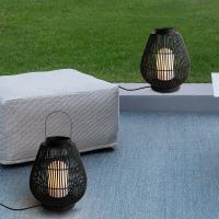 China IP44 Waterproof Rattan Garden Lanterns For Outdoor Landscape Floor for sale