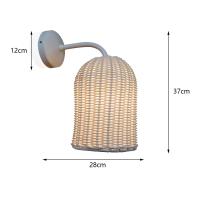 China Outdoor Waterproof Courtyard Porch Corridor Hotel Wall Sconce Lamp Interior Wall Light Up for sale